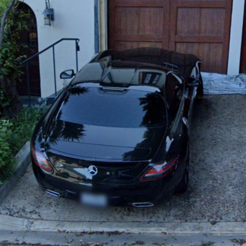 Mercedes-Benz SLS AMG Coupé in Beverly Hills, CA (Google Maps)
