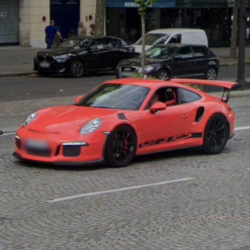 Porsche 911 GT3 RS in Paris, France (Google Maps) (#4)