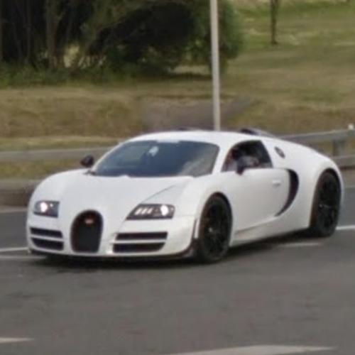 Bugatti Veyron in Moscow in Moscow, Russian Federation (Google Maps)