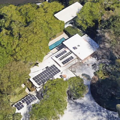 'Burkhardt House' by Paul Rudolph in Osprey, FL (Google Maps)