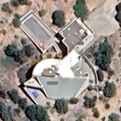 'Boulder House' by Antoine Predock in Sandia Heights, NM (Google Maps)