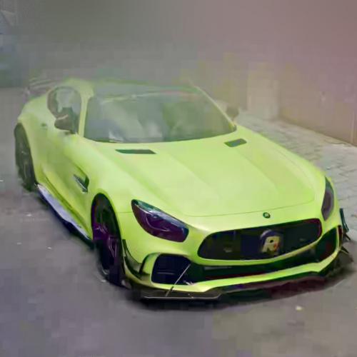 Mercedes-AMG Renntech GT R C190 in Bucharest, Romania (Google Maps)