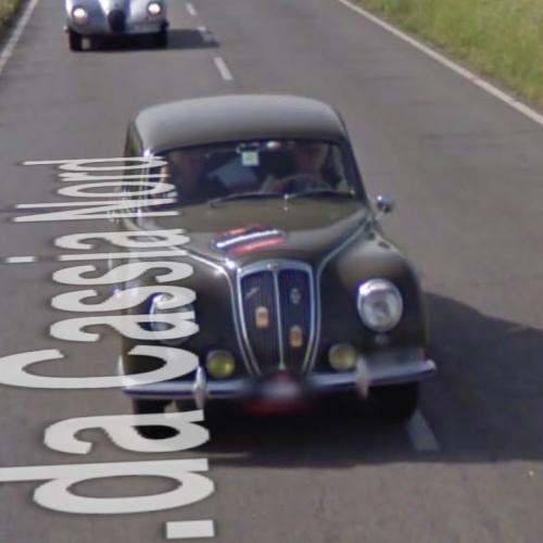 1953 Lancia Aurelia B22 in Montefiascone, Italy (Google Maps)