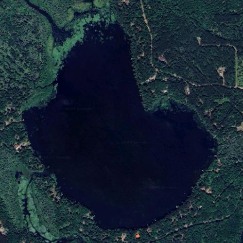 Little Portage Lake in Land O Lakes, WI (Google Maps)
