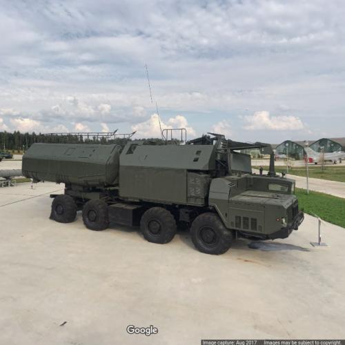 3S51 TELAR for 4K51 missile in Kubinka, Russian Federation (Google Maps)