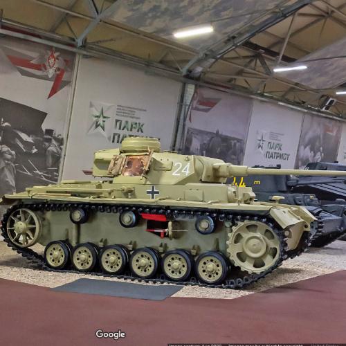 Captured German Panzer IV in Kubinka, Russian Federation (Google Maps)