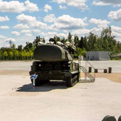 Russian 9K37 Buk-M1 in Kubinka, Russian Federation (Google Maps)