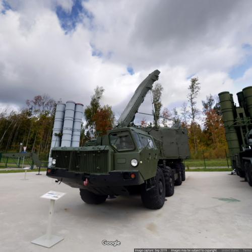 Russian 30N6E radar truck in Kubinka, Russian Federation (Google Maps)
