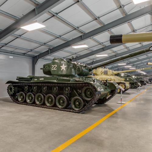 Captured American M26 tank in Kubinka, Russian Federation (Google Maps)