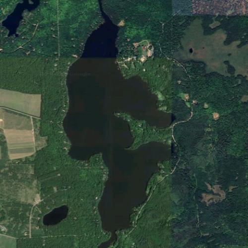 Long Lake, Oneida County, Wisconsin in Eagle River, WI (Google Maps)