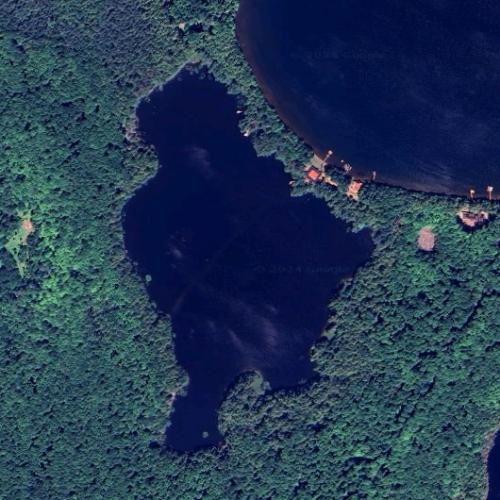Harmony Lake in Three Lakes, WI (Google Maps)