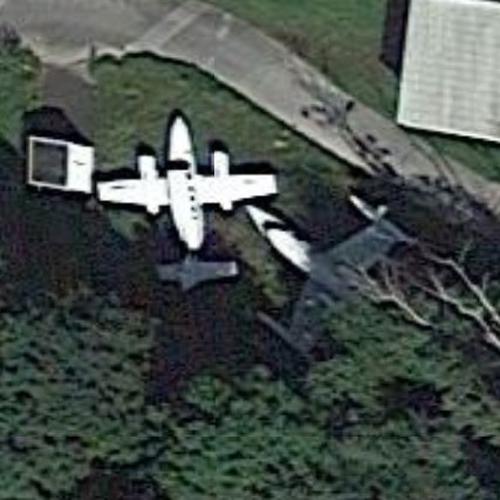 Planes chillin' here in Nuremberg, Germany (Google Maps)