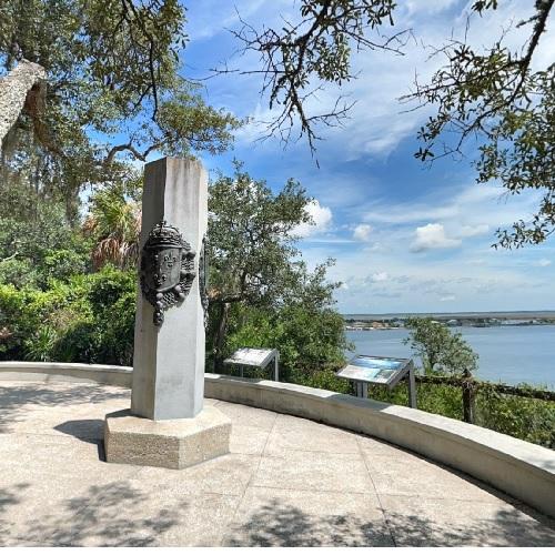 Jean Ribault Column Monument in Fort Caroline, FL - Virtual Globetrotting