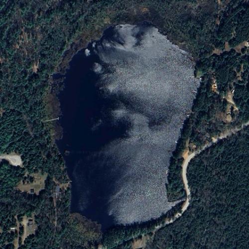 Lily Bass Lake in Rhinelander, WI (Google Maps)