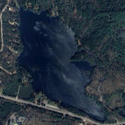 Townline Lake in Rhinelander, WI (Google Maps)
