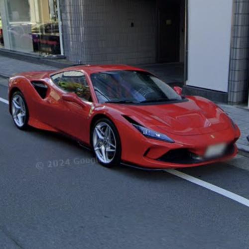 Ferrari F8 Tributo in Osaka in Osaka, Japan (Google Maps)