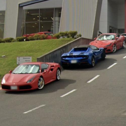 Ferrari 488 GTB + Ferrari F8 Tributo + Ferrari Portofino in Osaka ...