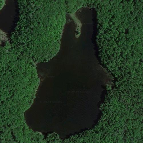 Roothouse Lake in Harrison, WI (Google Maps)