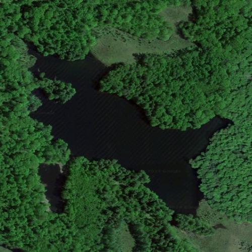 Crane Foot Lake in Harrison, WI (Google Maps)