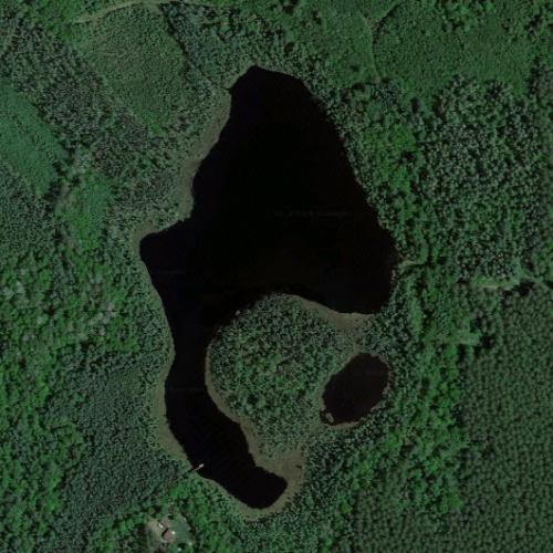 Luecks Lake in Irma, WI (Google Maps)