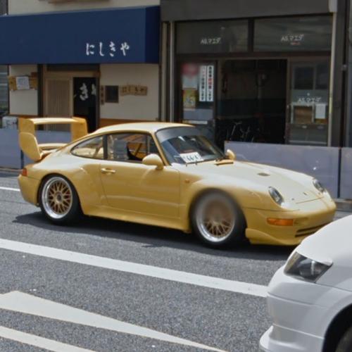 Porsche 911 (993) GT2 Clubsport in Tokyo, Japan (Google Maps)