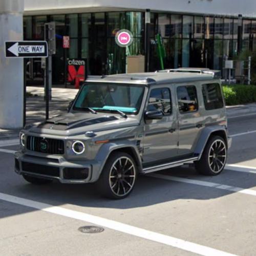 Mercedes-AMG Brabus G B40S-800 Widestar W463 in Miami, FL (Google Maps)