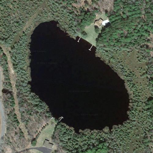Wallace Lake in Mercer, WI (Google Maps)
