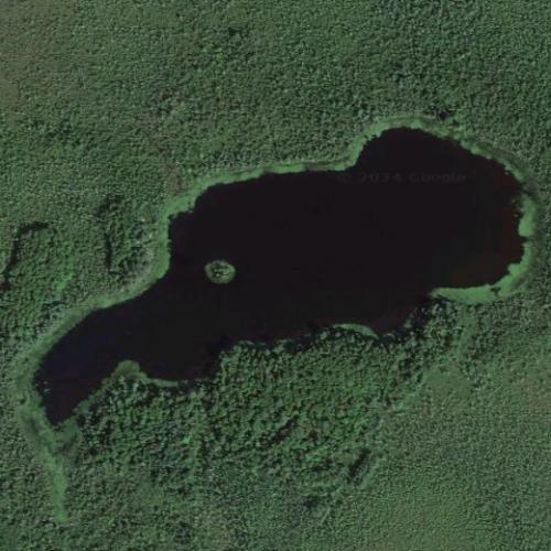 Kelly Lake in Mercer, WI (Google Maps)