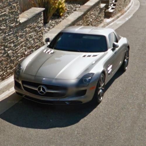 Mercedes-Benz SLS AMG in Los Angeles, CA (Google Maps)