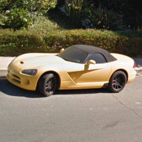 Dodge Viper SRT-10 Roadster in Los Angeles, CA (Google Maps)