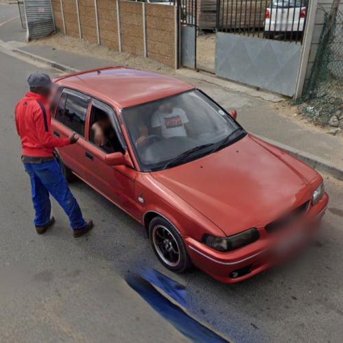 Toyota Tazz in Cape Town, South Africa (Google Maps)