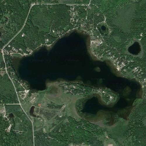 McCollum Lake in Mitchell Township, MI (Google Maps)