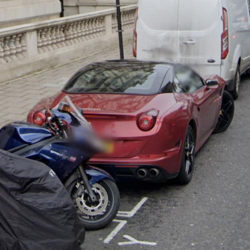 Ferrari California T in London in London, United Kingdom (Google Maps)