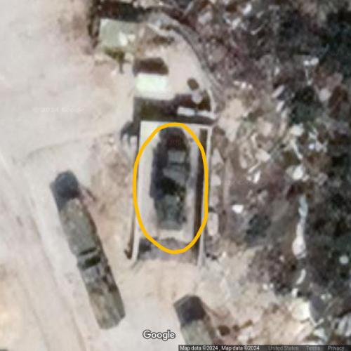 Russian Pantsir-S1 in Masyaf, Syrian Arab Republic (Google Maps) (#4)