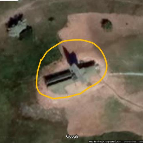 Russian 59N6E surveillance radar in Kerch, Russian Federation (Google Maps)