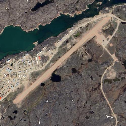 Kugaaruk Airport in Kugaaruk, Canada (Google Maps)