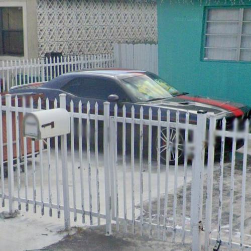 Dodge Challenger in Miami, FL (Google Maps)