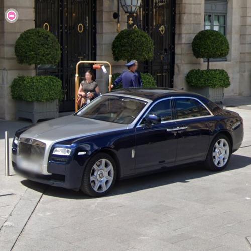 Rolls-Royce Ghost in Paris, France (Google Maps)