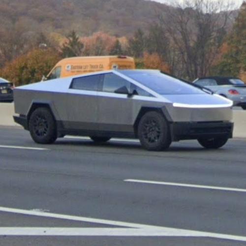 Tesla Cybertruck in Denville, NJ (Google Maps)