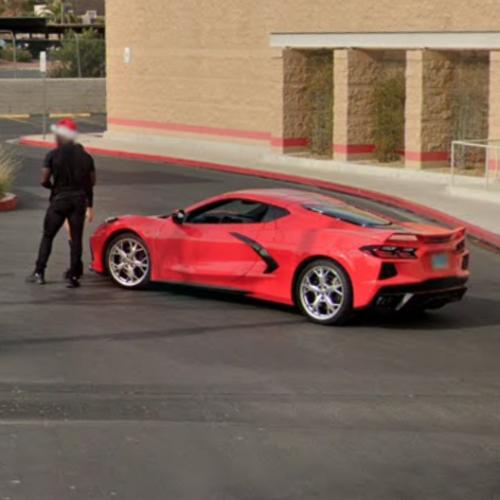 Chevrolet Corvette C8 in Las Vegas, NV (Google Maps)