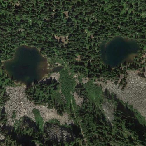 Snoqualmie Lake Potholes in Newhalem, WA (Google Maps)