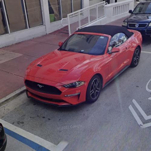 Ford Mustang GT Convertible in Miami in Miami Beach, FL (Google Maps)