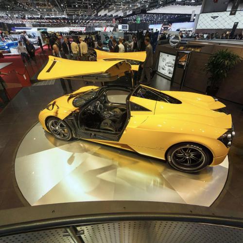 Pagani Huayra in Geneva in Le Grand-Saconnex, Switzerland (Google Maps)