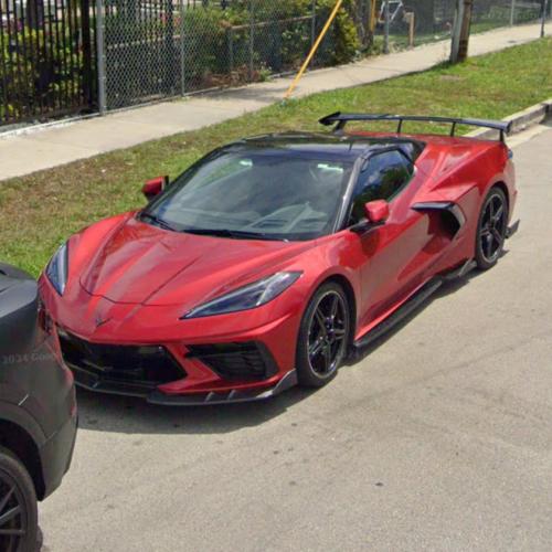 Chevrolet Corvette C8 in Miami, FL (Google Maps)