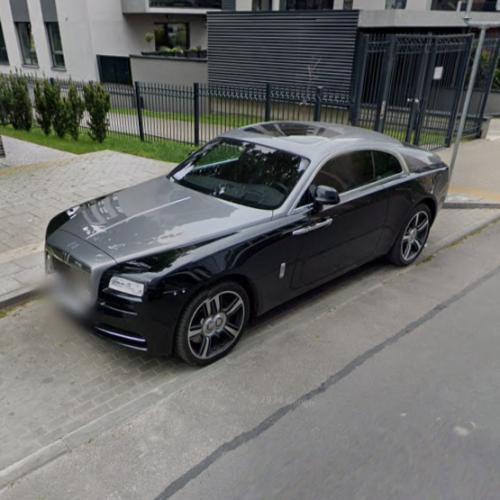 Rolls-Royce Wraith in Vilnius, Lithuania (Google Maps) (#7)