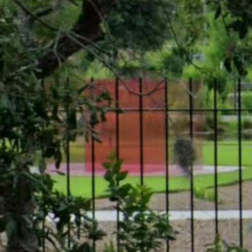 'Pacific Red (VI)' by Larry Bell in New Orleans, LA (Google Maps)