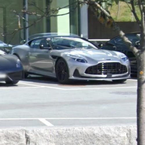 Aston Martin DB12 in Oslo in Billingstad, Norway (Google Maps)