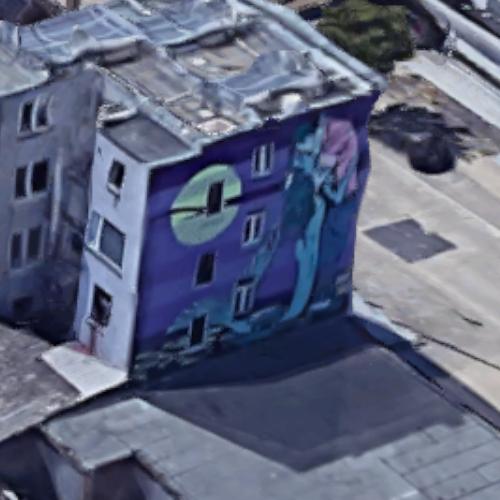 "Mermaid's Tale' by D*face in Ostend, Belgium (Google Maps)