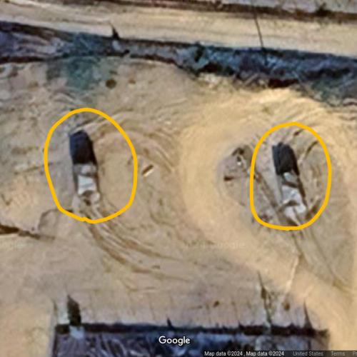 Greek Tor-M1s in Didymóteicho, Greece (Google Maps)