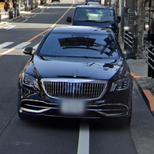 Mercedes-Maybach S 650 X222 in Tokyo, Japan (Google Maps) (#6)